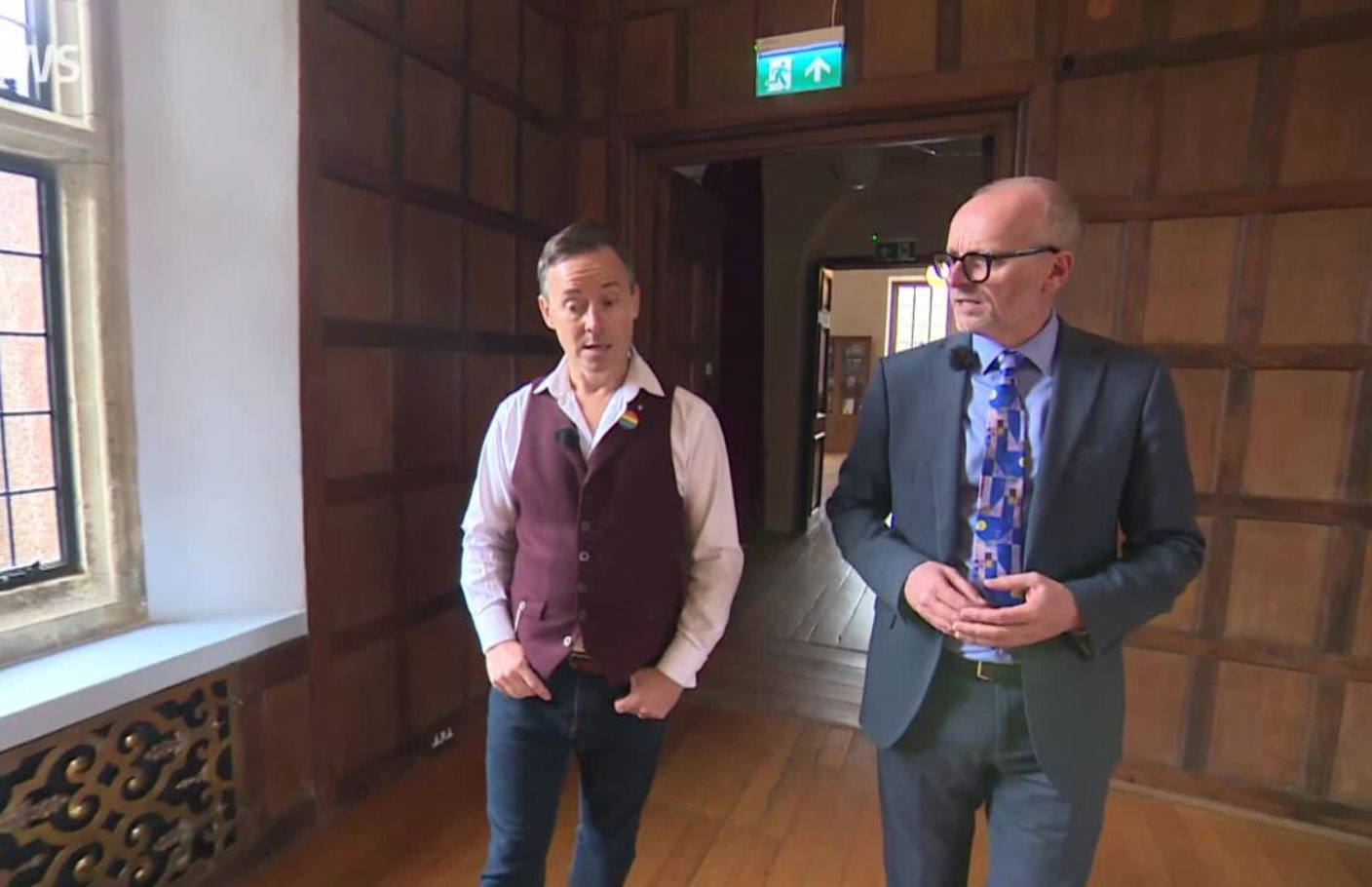 ITV News story on Sir Paul Latham - Herstmonceux Castle